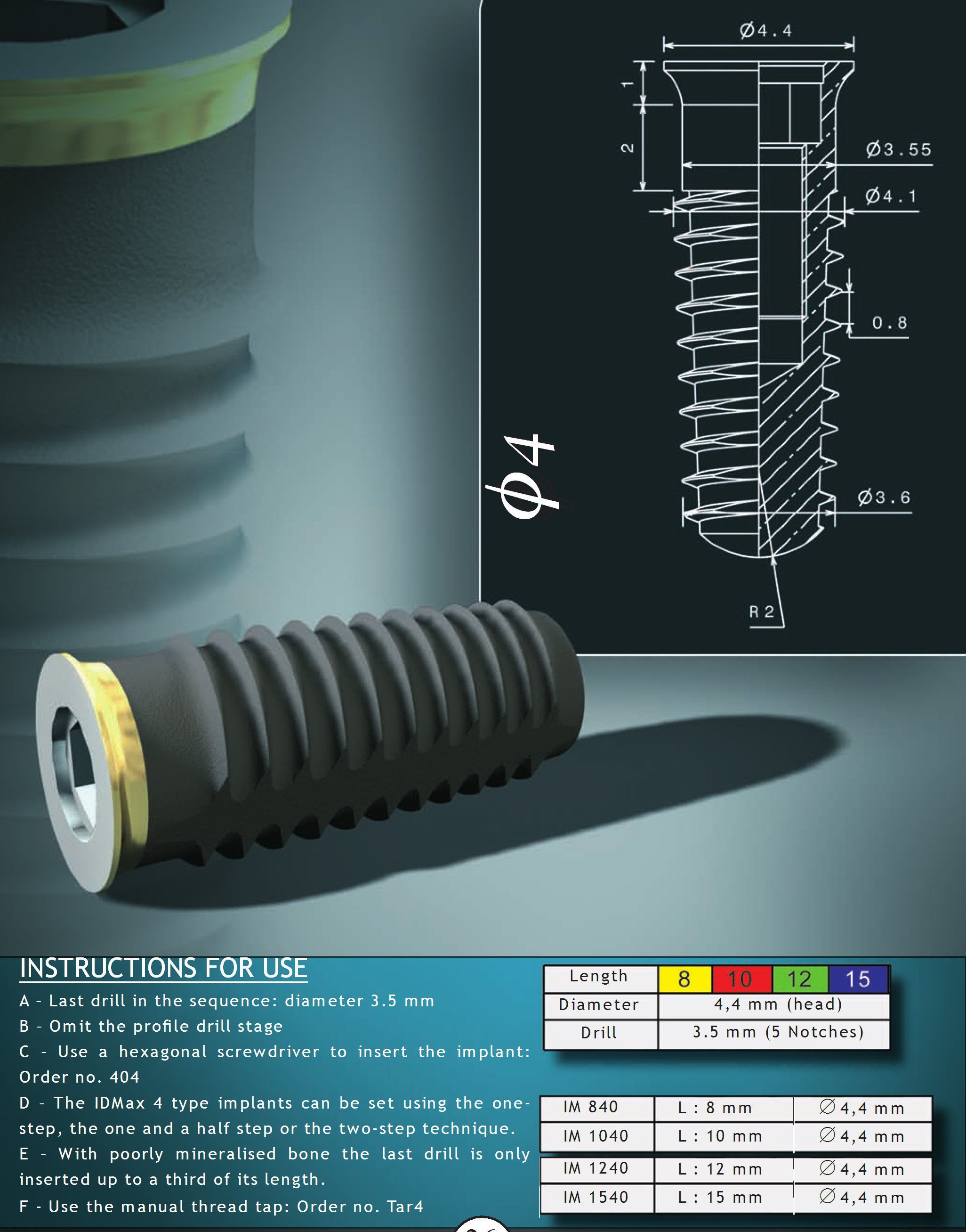 IDI Dental ID Max Implante dental | SpotImplant